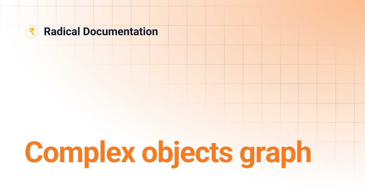 Complex objects graph | Radical Documentation